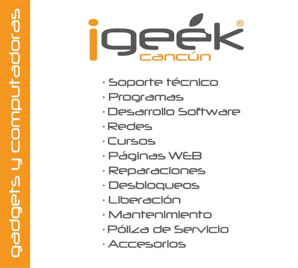 Igeek cancun en Cancún. Teléfono y más info.