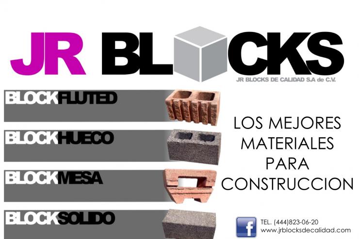 JR Blocks de Calidad en SAN LUIS POTOSI. Teléfono y más info.