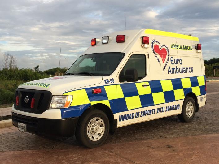 Euro ambulance en Cancún. Teléfono y más info.