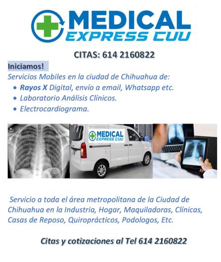Medical Express en CHIHUAHUA. Teléfono y más info.