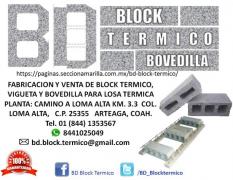Bd block termico en SALTILLO. Teléfono y más info.